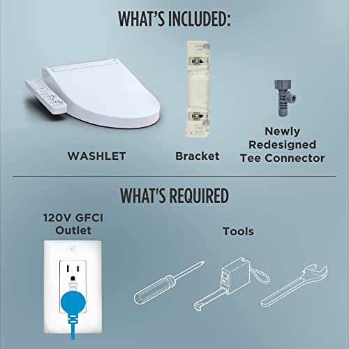 TOTO SW3073#01 WASHLET C2 Round Electronic Bidet Toilet Seat, Cotton White