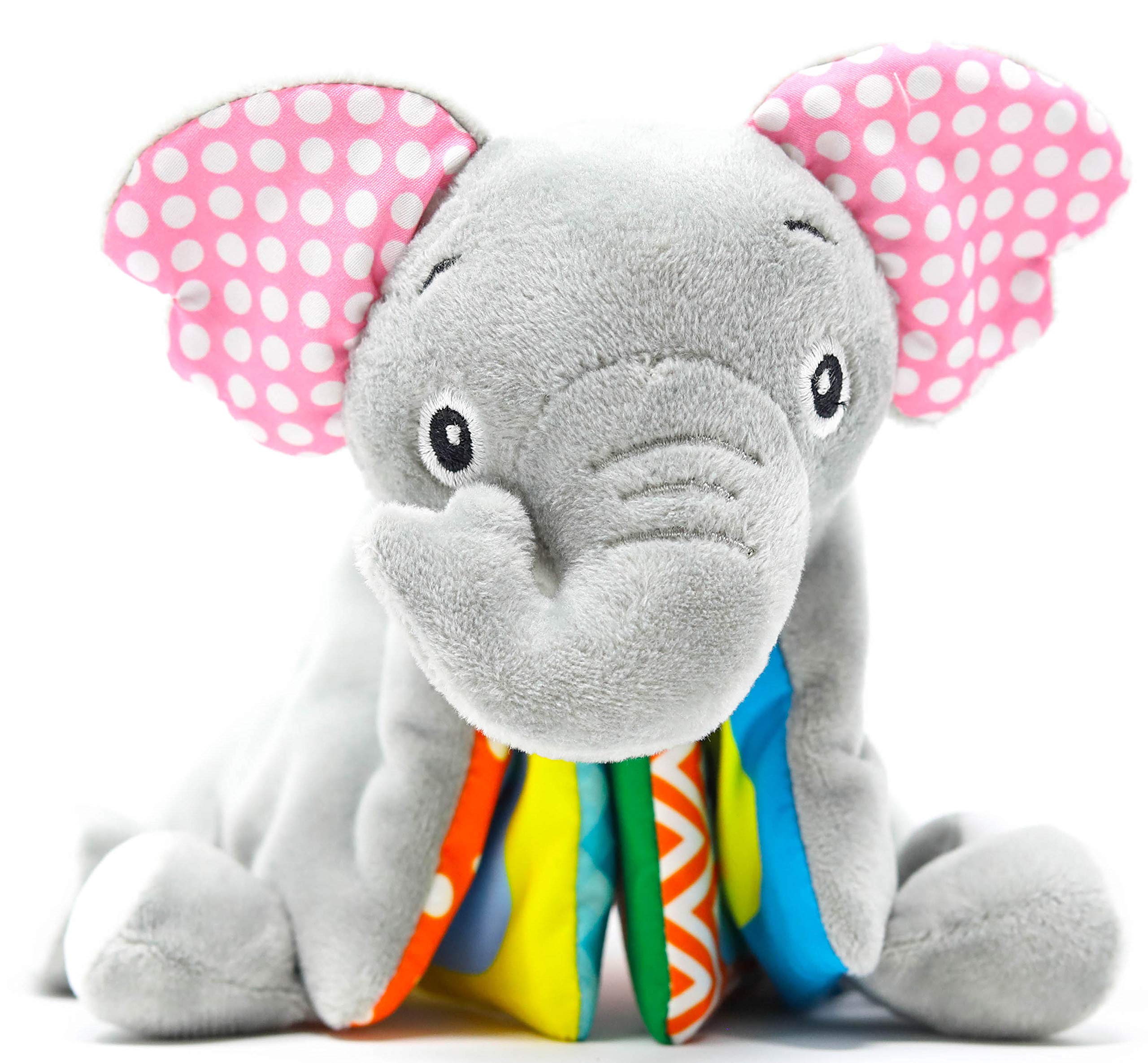 Super Soft Elephant Baby Book β Exciting, Vibrant, and Inviting Pages Filled with 6 Favorite Farm Animals β Machine Washable β for Ages 3 Months to 18 Months