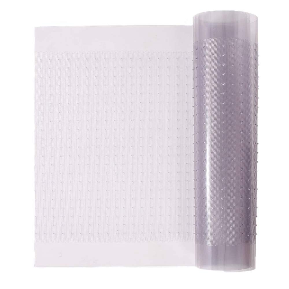 Resilia Premium Heavy Duty Floor Runner/Protector for Carpet Floors β Skid-Resistant, Clear, Plastic Vinyl, Clear Prism, 27 Inches x 12 Feet