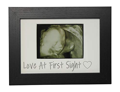 Trove Logic, Sonogram Picture Frame, Love at First Sight, Ultrasound Picture Frame, Gift for Expecting Parents, Gift for Grandparents