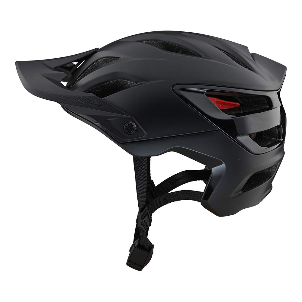 Troy Lee Designs Born from Paint Adult | Trail | XC | Mountain Bike A3 Sideways Helmet (Black, MD/LG)