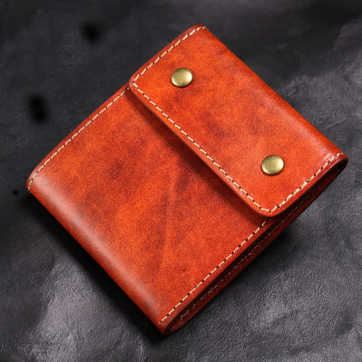 ZEBFYM Wallets for Men, Women's Wallets, Card Cases & Money Organizers, Cowhide Wallets, Genuine Leather Business Handcrafted Men's Wallets