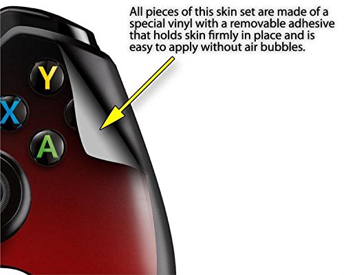 Smooth Fades Red Black - Holiday Bundle WraptorSkinz Decal Style Vinyl Skin Wrap compatible with XBOX One Original Console, Kinect and 2 Controllers (GAMING SYSTEM NOT INCLUDED)
