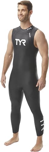 TYR Men's Hurricane Wetsuit Cat 1 Sleeveless, Black, M/L