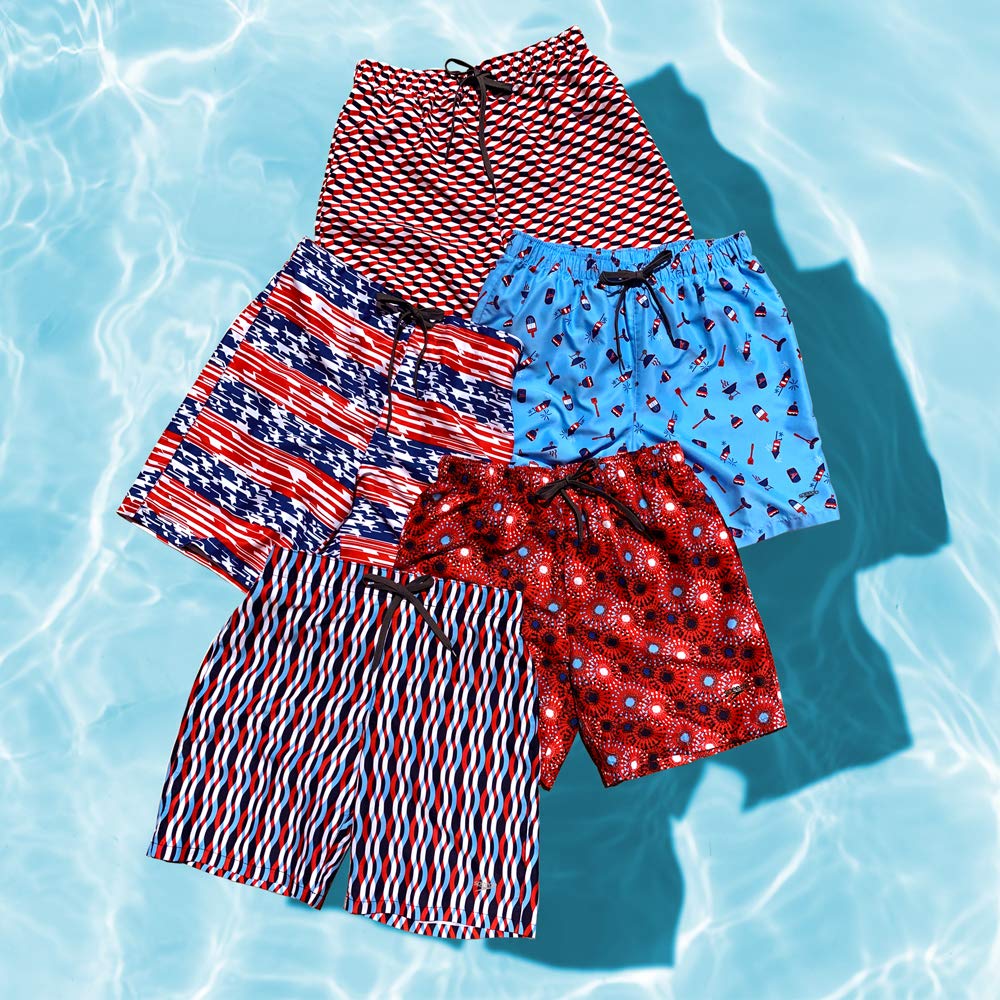 Speedo Men's Swim Trunk Knee Length Boardshort E-Board Printed
