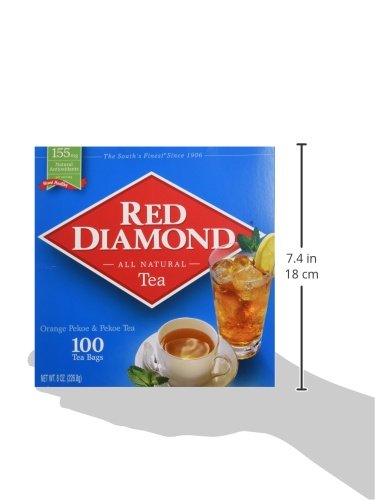 Red Diamond Gourmet Tea 100ct Single Serving Bags by Red Diamond