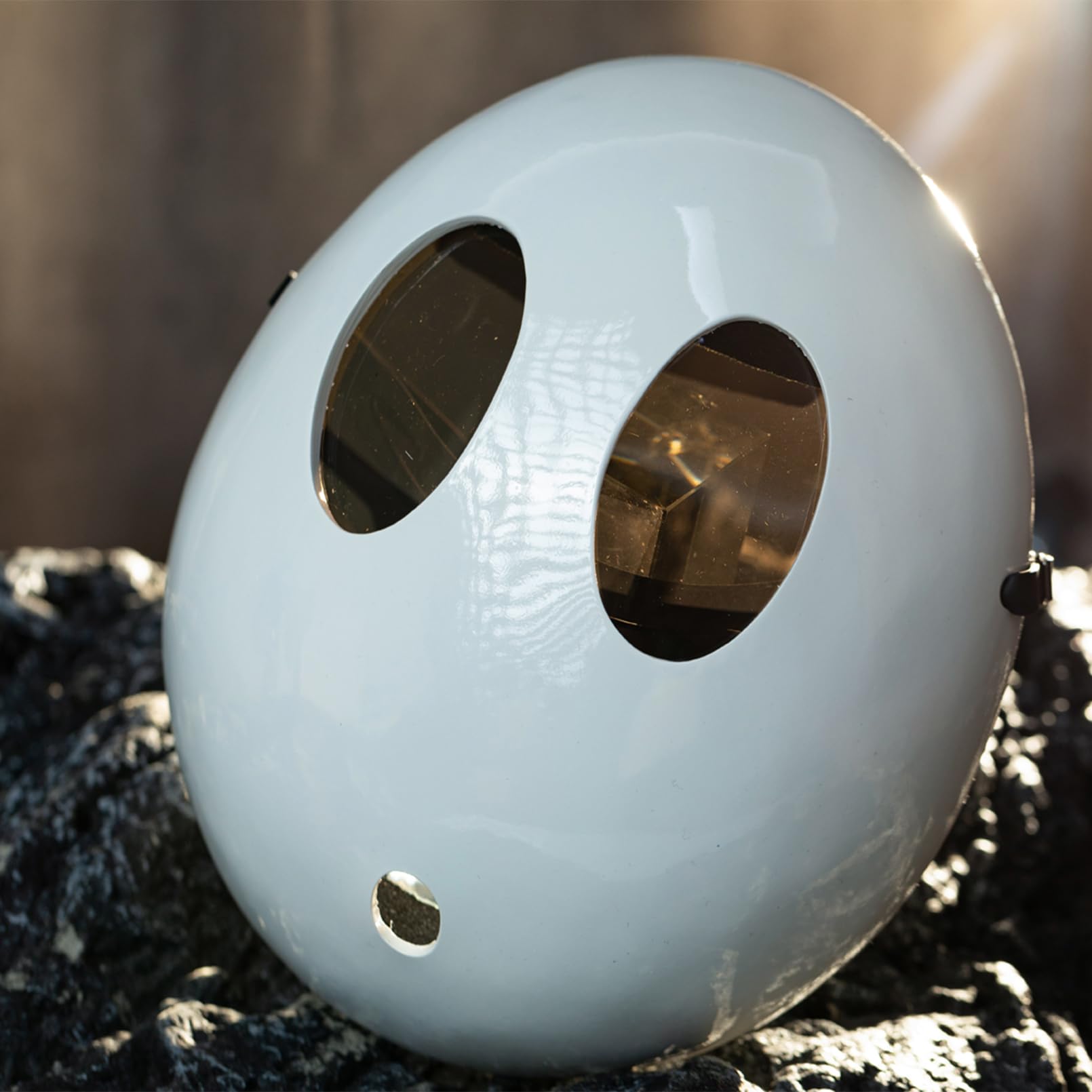 Shy White Mask Halloween Mask Cosplay Costume White Resin