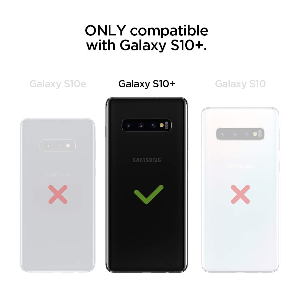 Spigen Slim Armor CS Designed for Samsung Galaxy S10 Plus Case (2019) - Black