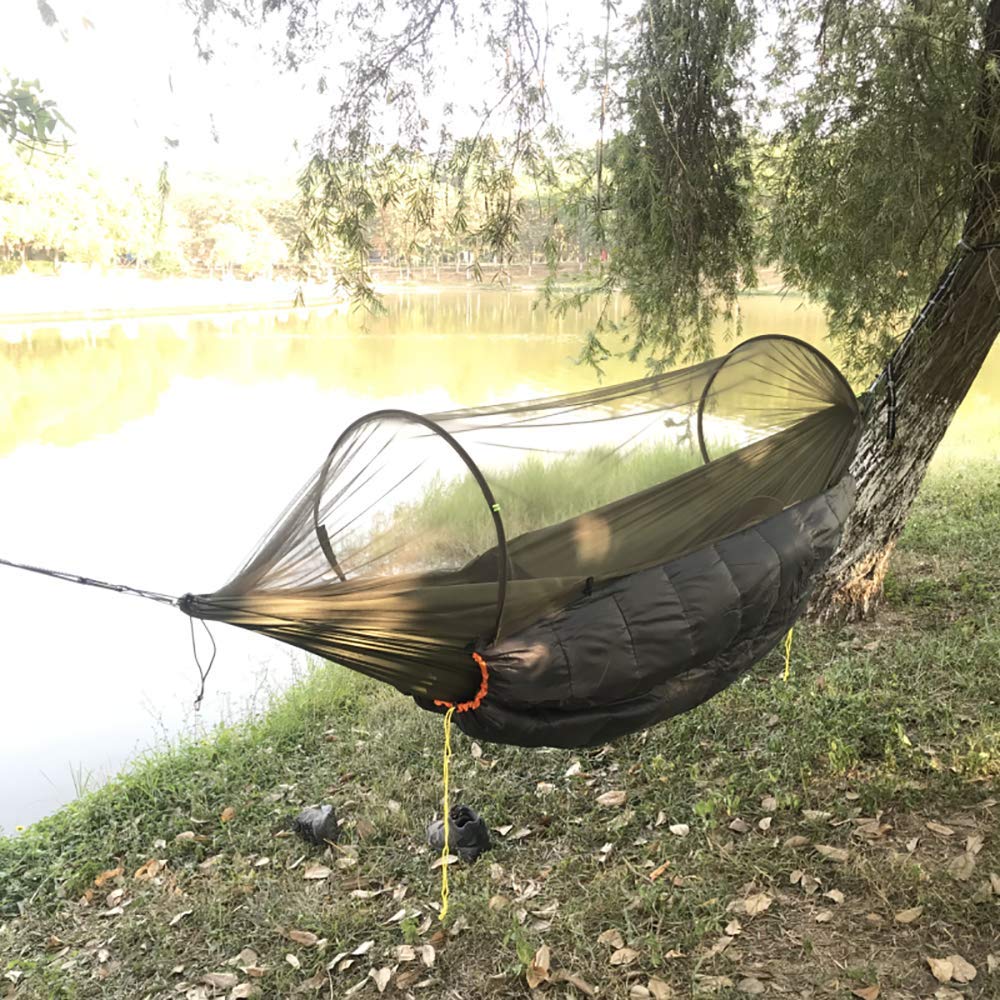 WintMing Hammock Underquilt for Travel Backpacking Hiking 3 Season Sleeping Bag for Hammock Waterproof Camping Warm Under Blanket