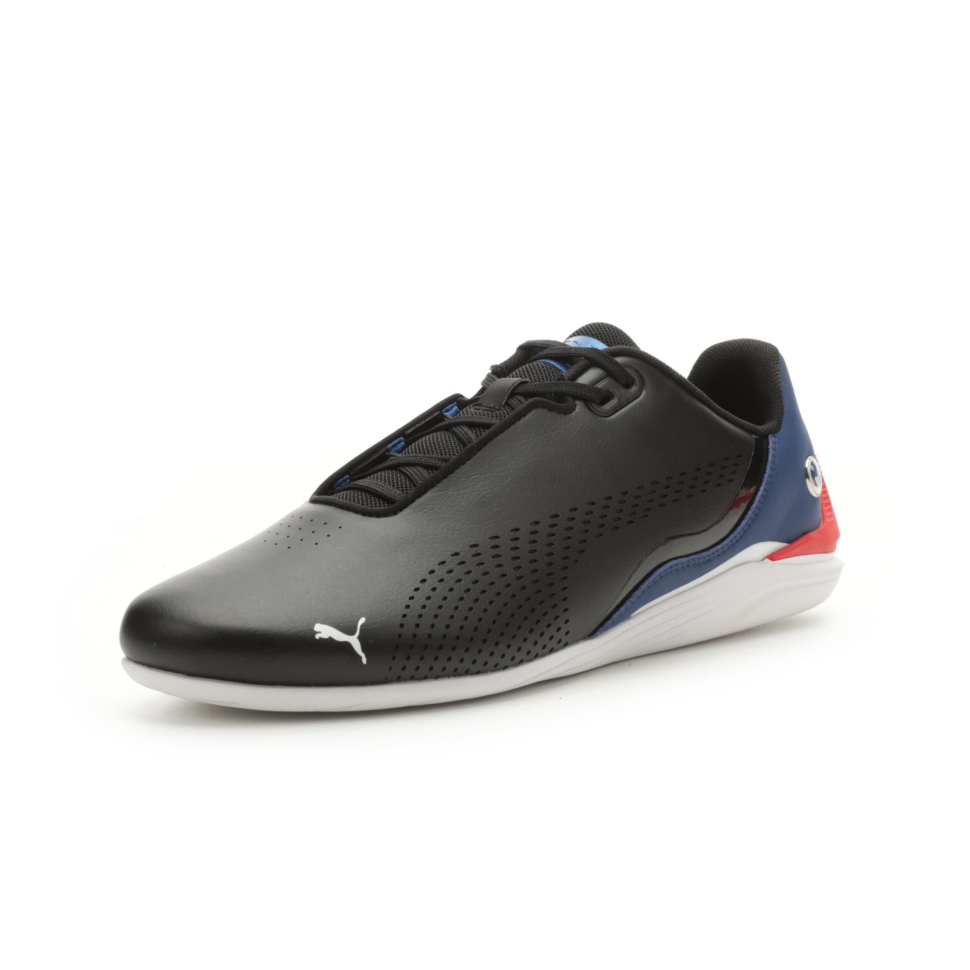 PUMA Men's BMW M MOTORSPORT DRIFT CAT DECIMA Sneaker, PUMA Black-Pro Blue, 9.5