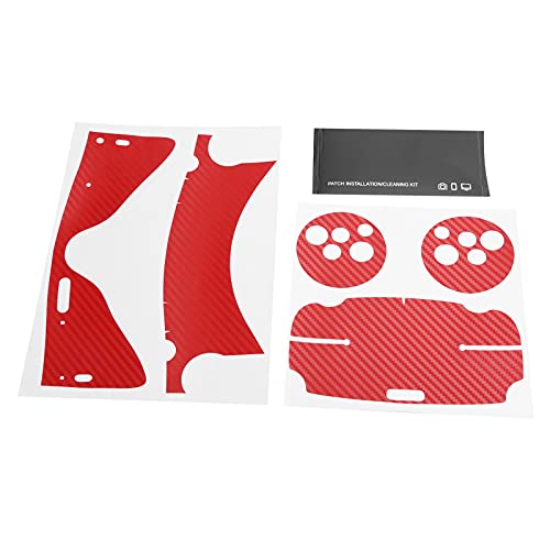 VR Protective Sticker, Easy to Paste PVC Material VR Controller Headset Stickers for Professional Use for Protect Your Equipment(Carbon red)