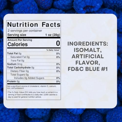 Sugar Free Cotton Candy - Blue Raspberry, Cherry, Watermelon - Designed for Diabetics and the Keto Diet (Variety pk1)