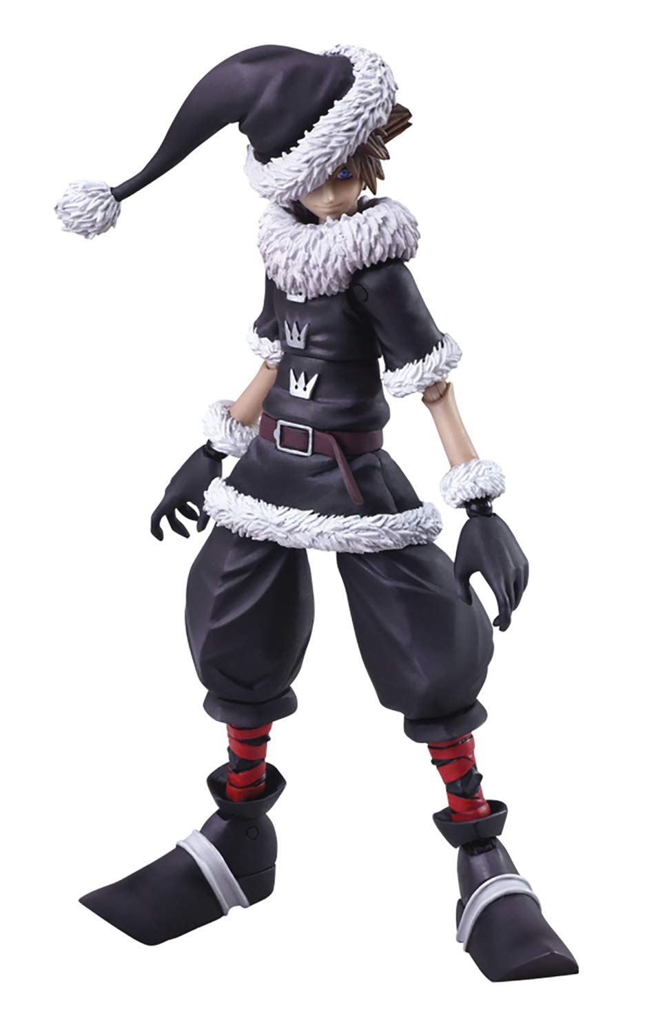 Square Enix AUG188271 Kingdom Hearts II: Bring Arts Sora (Christmas Town Version) Action Figure, Multicolor