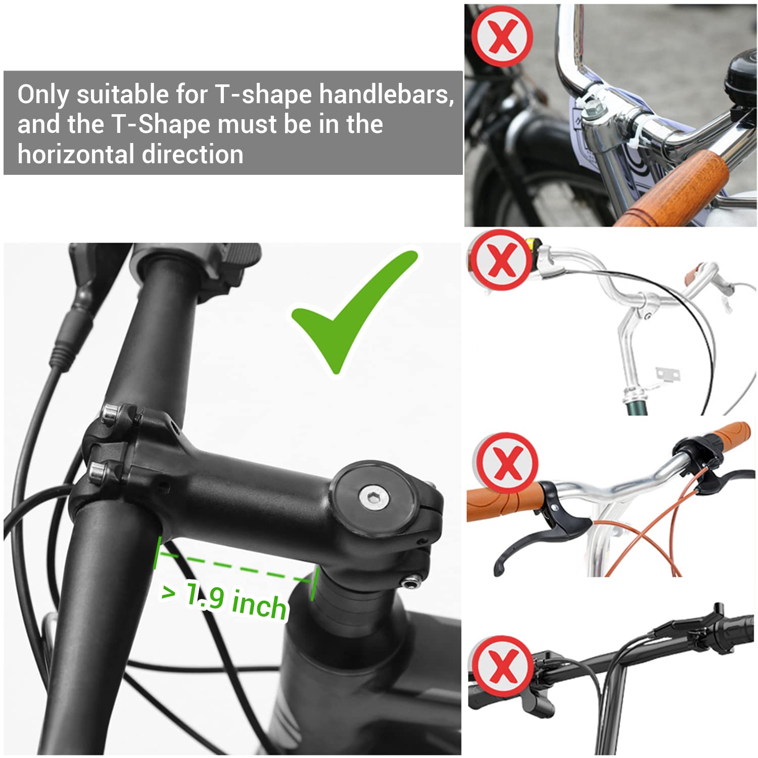 Sportneer Bike Basket Front Handlebar - Quick Release Bicycle Basket Multi-Purpose Detachable Small Pet Carrier Easy Install Bike Basket for Commuting Shopping Camping, Max.Bearing: 11lbs