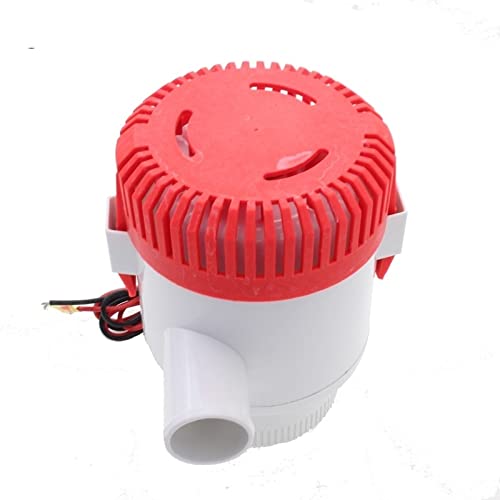 XuuSHA Hand Bilge Pump Marine Pump MKBP-G3500-12/24 12/24V 3500GPH Submersible Water Sump Pump Bilge Pump Automatic (Voltage : 12v)