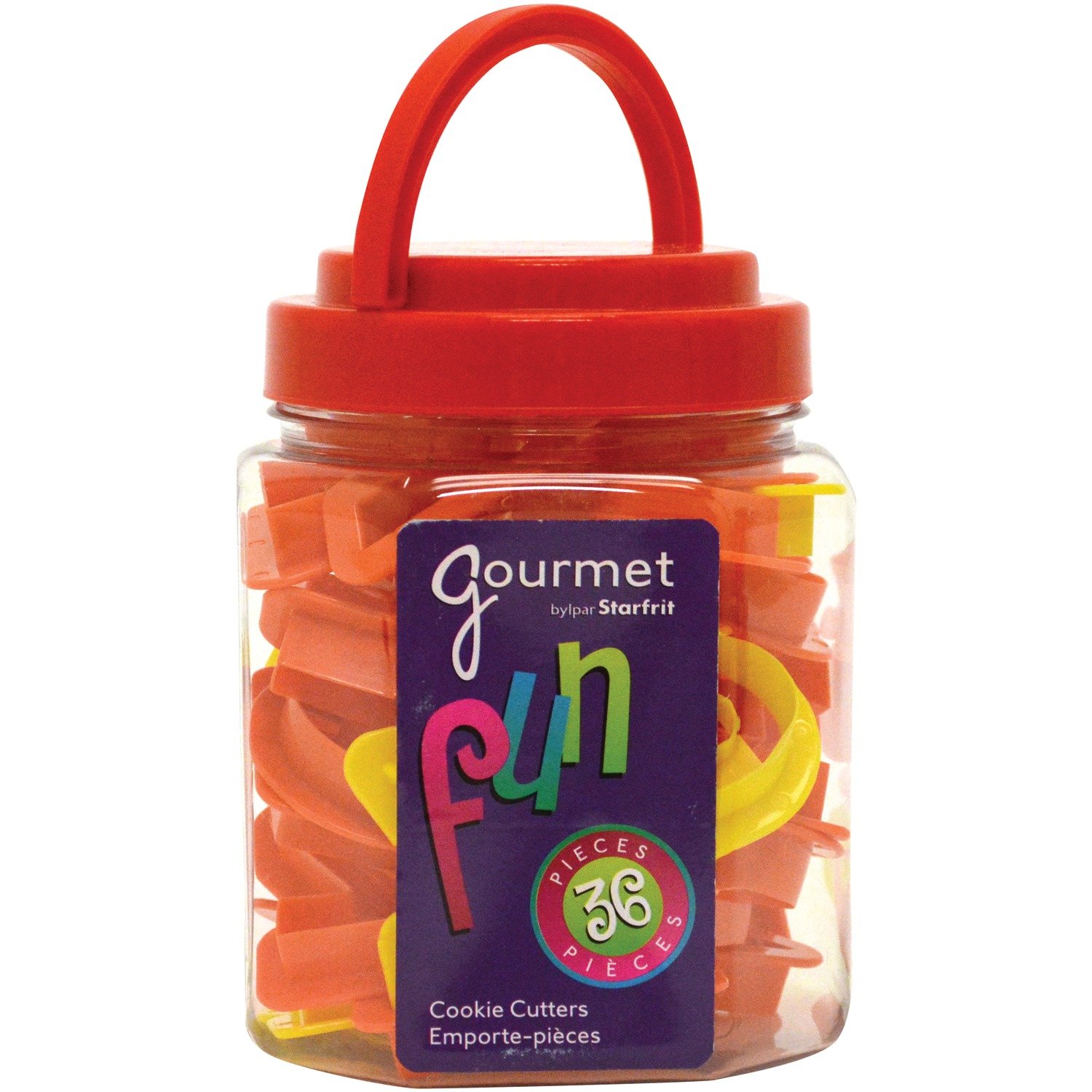 Starfrit 080845-006-0000 The Cookie Cutters, Numbers & Letters, Multicolored