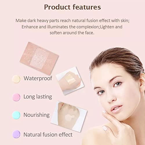 Tri-color Cream Concealer Palette Girls Makeup Concealer Foundation for Dark Skin Cover Spots Acne Marks Full Coverage Concealer