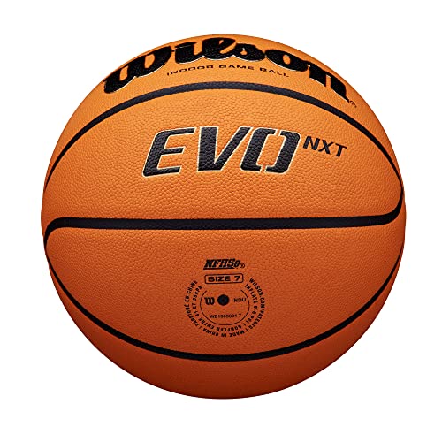 WILSON NCAA Evo NXT Indoor Game Basketball - Size 7 - 29.5"