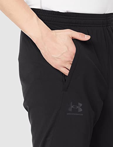 Under Armour Men's Pique Track Pants, Black (001)/Black, Medium