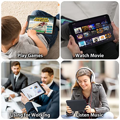 ZAOFEPU Android 11 Tablet PC 8 inch Tablet, SQ8 Pixel 800 x1280, 2MP+5MP Dual Camera,CPU 7731E-V2.0 4000MAH 2.4G WiFi Android Tablet Black with Charge Cable and OTG Cable