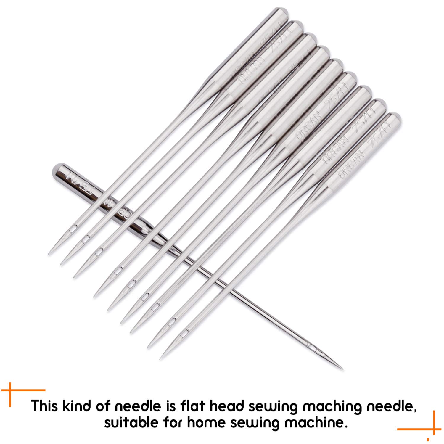 STARVAST 30 Pcs Embroidery Sewing Machine Needles Size 75/11 130/705H HAx1 Sewing Needles for Brother Sewing Machine (3 Pack of 10 Needles)