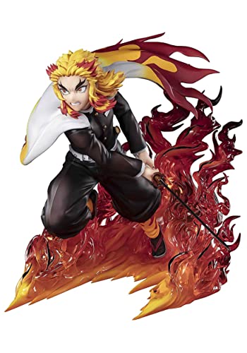 TAMASHII NATIONS - Demon Slayer: Kimetsu no Yaiba - Kyojuro Rengoku Flame Hashira, Bandai Spirits FiguartsZERO Collectible Statue