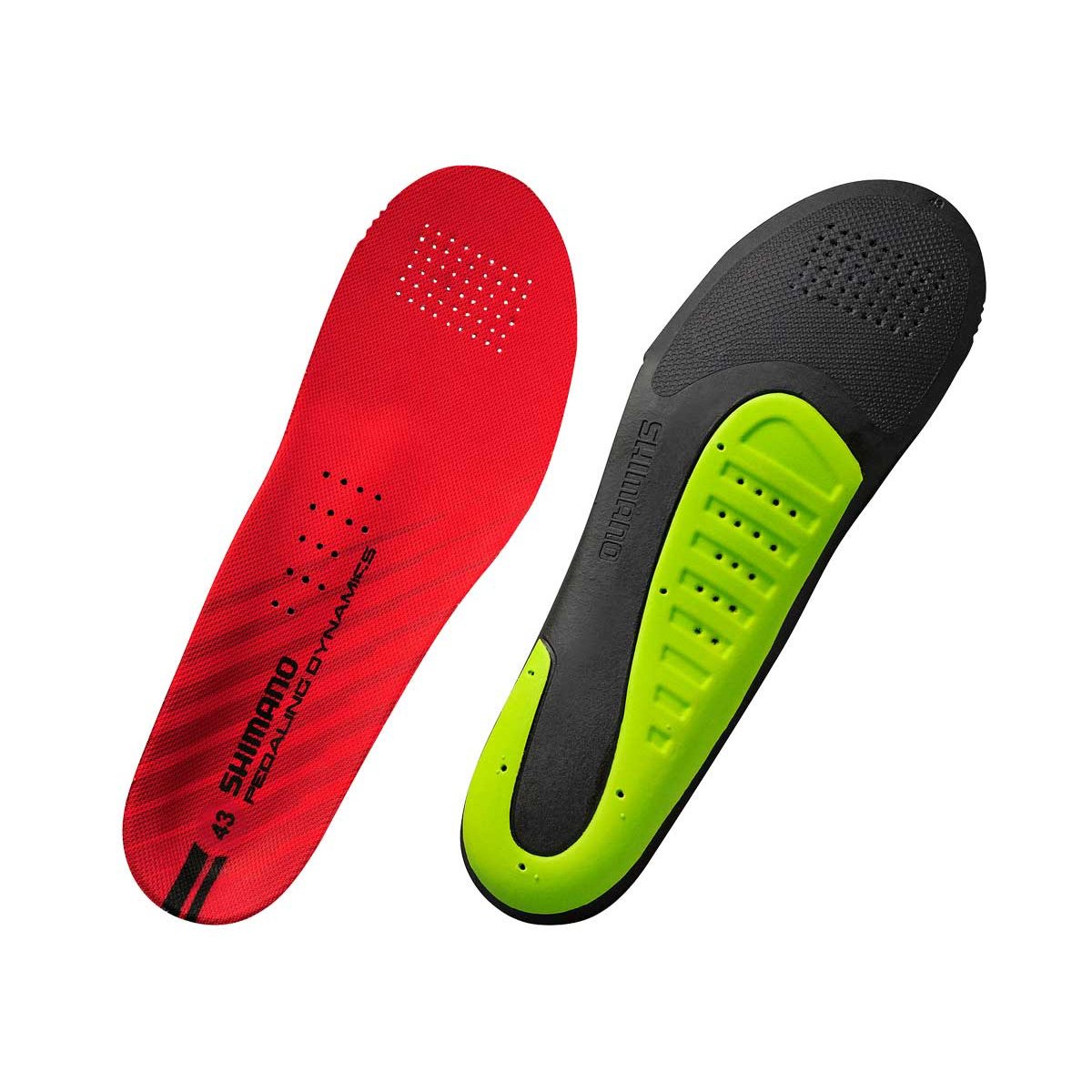 SHIMANO Dual Density Extra-Cushion Cycling Shoe Insole (43-44)