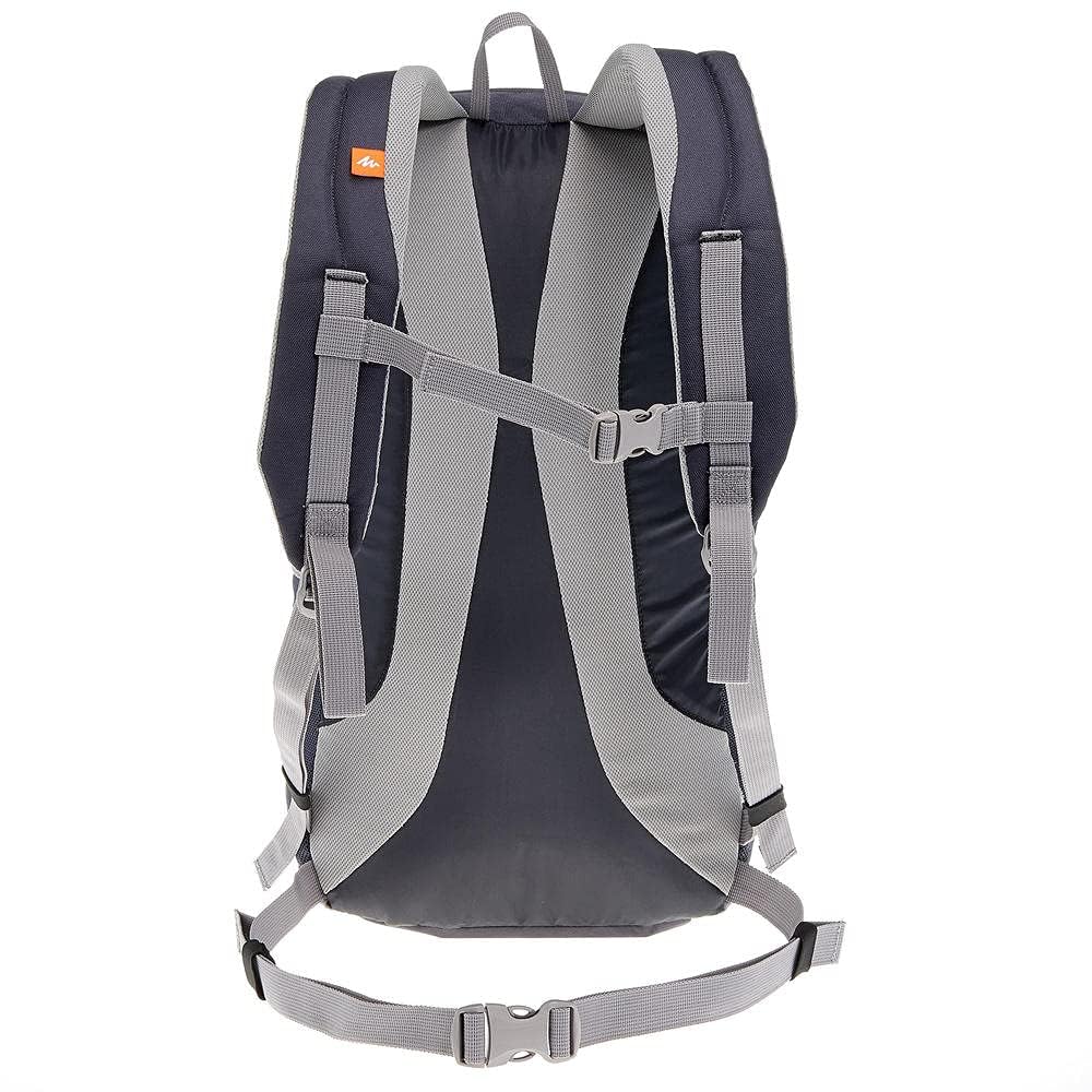 QUECHUA NH100 20L HIKING BACKPACK - BLACK/GREY