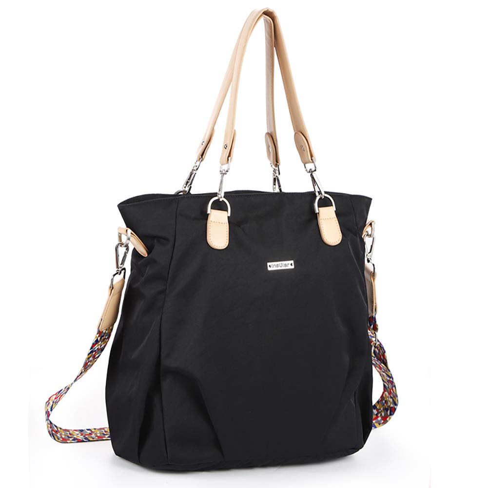 UARERISE Baby Diaper Bag Waterproof Mummy Bag,Large-Capacity Mommy Handbag (Black)