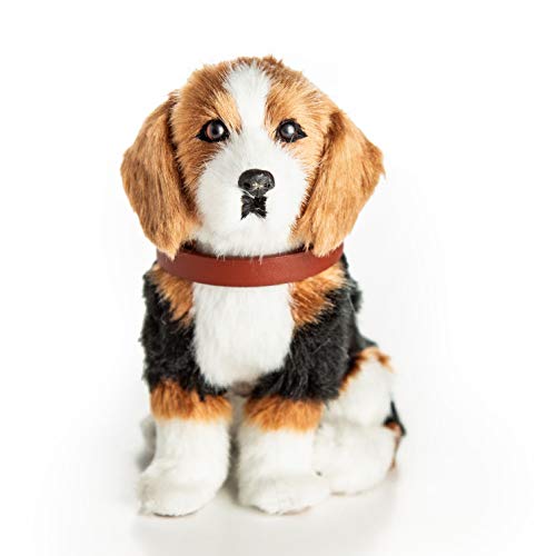 THE QUEEN'S TREASURES 18 Inch Doll Pets, Beagle Puppy Dog Pet Friend with Leash and Collar, Compatible for Use with American Girl Dolls