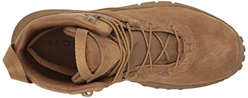 Under Armour Women's Micro G Valsetz Lthr Military and Tactical Boot, Coyote (200)/Coyote, 9 M US