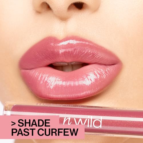 wet n wild Mega Slicks Lip Gloss | Long Lasting | Hyaluronic Acid | High Shine | Crushed Grapes