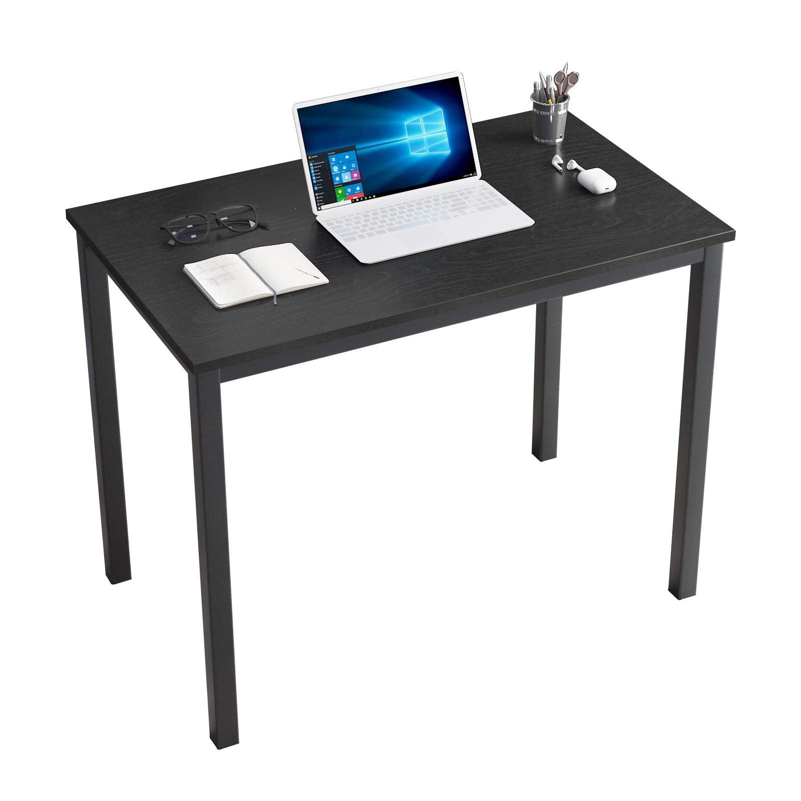 SogesPower 63 inches Computer Desk Study Table PC Laptop Office Desk Workstation for Home Office, Black
