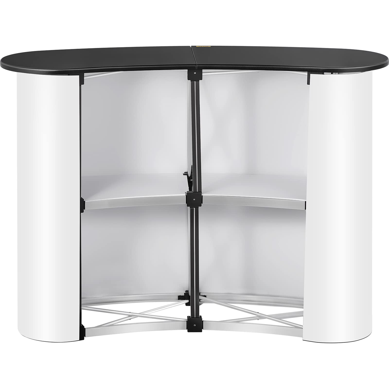 VEVOR Portable Tradeshow Podium Table Display Exhibition Counter Stand Booth Fair with Wall Bags 51" X 15.7" X 38.5"