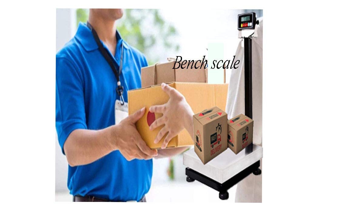 Stainless Steel Bench Scale: 800lbs Capacity, Lb/Kg/Oz Units, 0.05lb Readability, 18"x24" Platform - Accurate, Durable, Portable - Ideal for Aviation, Warehouse, Shipping, and Production Floors