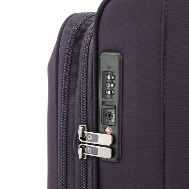 Samsonite 72H DLX Spinner Ladies Medium Purple Polyamide Luggage Bag TSA Approved DC6081002