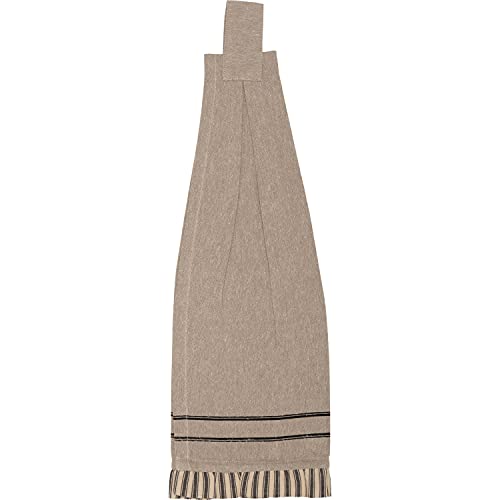 VHC Brands Sawyer Mill Charcoal Kitchen Hand Towel Set Pig Print Cotton Muslin Tea Towels