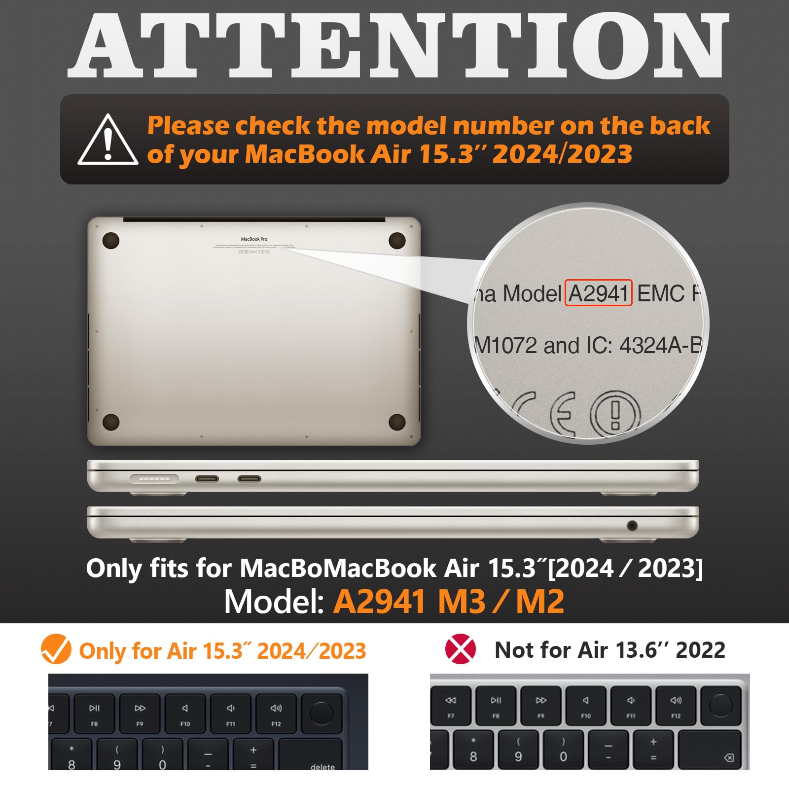 SEYMAC stock MacBook Air 15 inch Case 2024/2023 Release A3114/A2941 M3/M2 Chip, Shock-Absorbing Protection Case with Folding Stand &Mouse Pad/Bag for MacBook Air 15β A3114/A2941 M3/M2 Chip (Blue)
