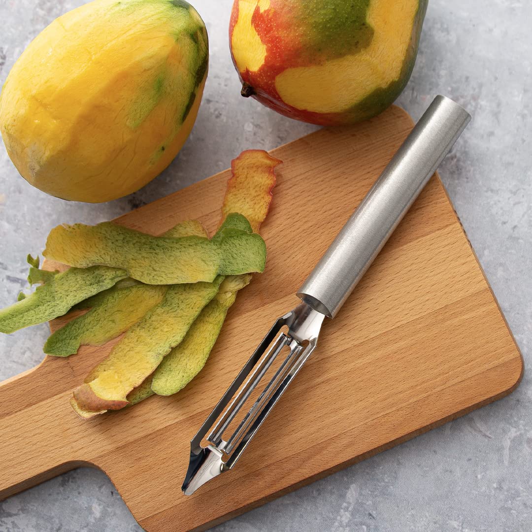 Rada Cutlery Deluxe Vegetable Peeler β Stainless Steel Blade With Aluminum Handle, 8-3/8 Inches, 2 Pack