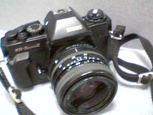 Ricoh KR-5 Super II SLR 35mm Film Camera w/ Quantaray Lens Attached Quantaray 1:3.5~4.5 f=35~70mm Multi-Coated Lens (052)(Camera & Lens Version)