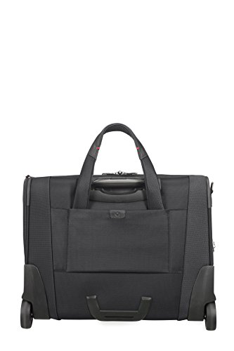 SAMSONITE ROLLING TOTE 15.6" (BLACK) -PRO-DLX 5 Travel Tote, 33.0 cm, Black
