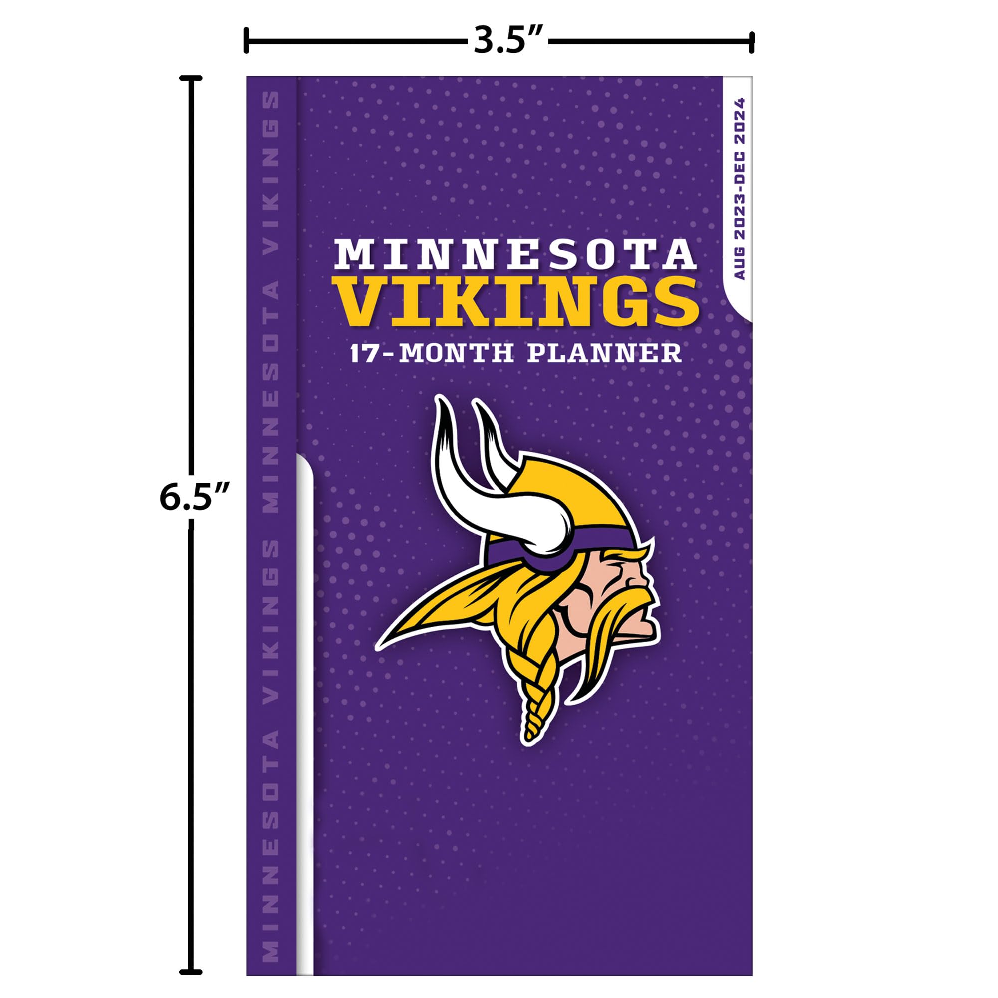 Turner Licensing Minnesota Vikings 2023-24 17-Month Pocket Planner