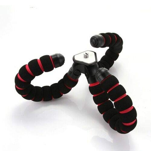Runshuangyu Portable Octopus Flexible Tripod Stand, 1/4'' Screw Mounting, for Canon Nikon Sony Panasonic Pentax Olympus Camera Digital DV Gopro Action DSLR - Size M
