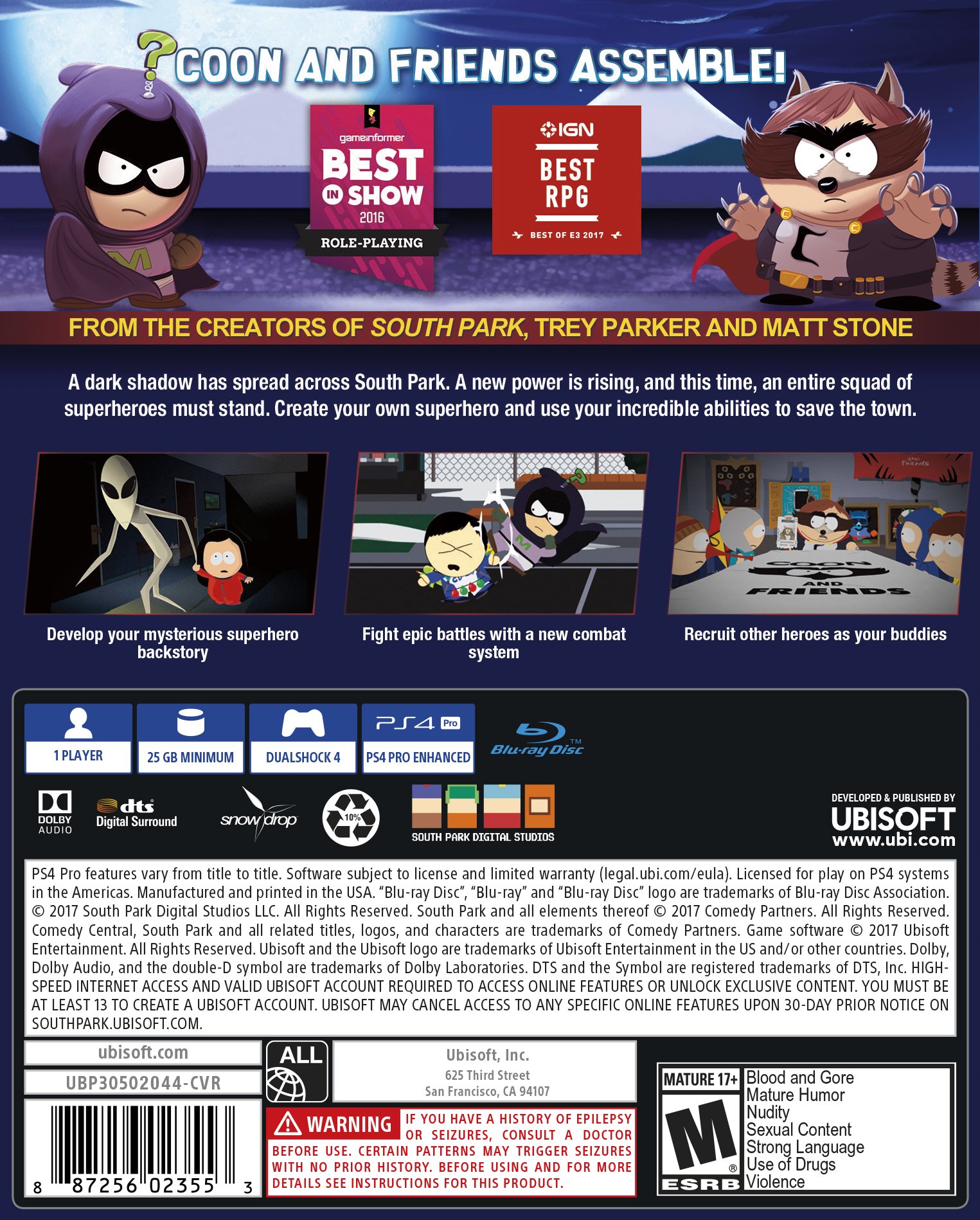 South Park: The Fractured But Whole SteelBook Gold Edition (Includes Season Pass subscription) - PlayStation 4