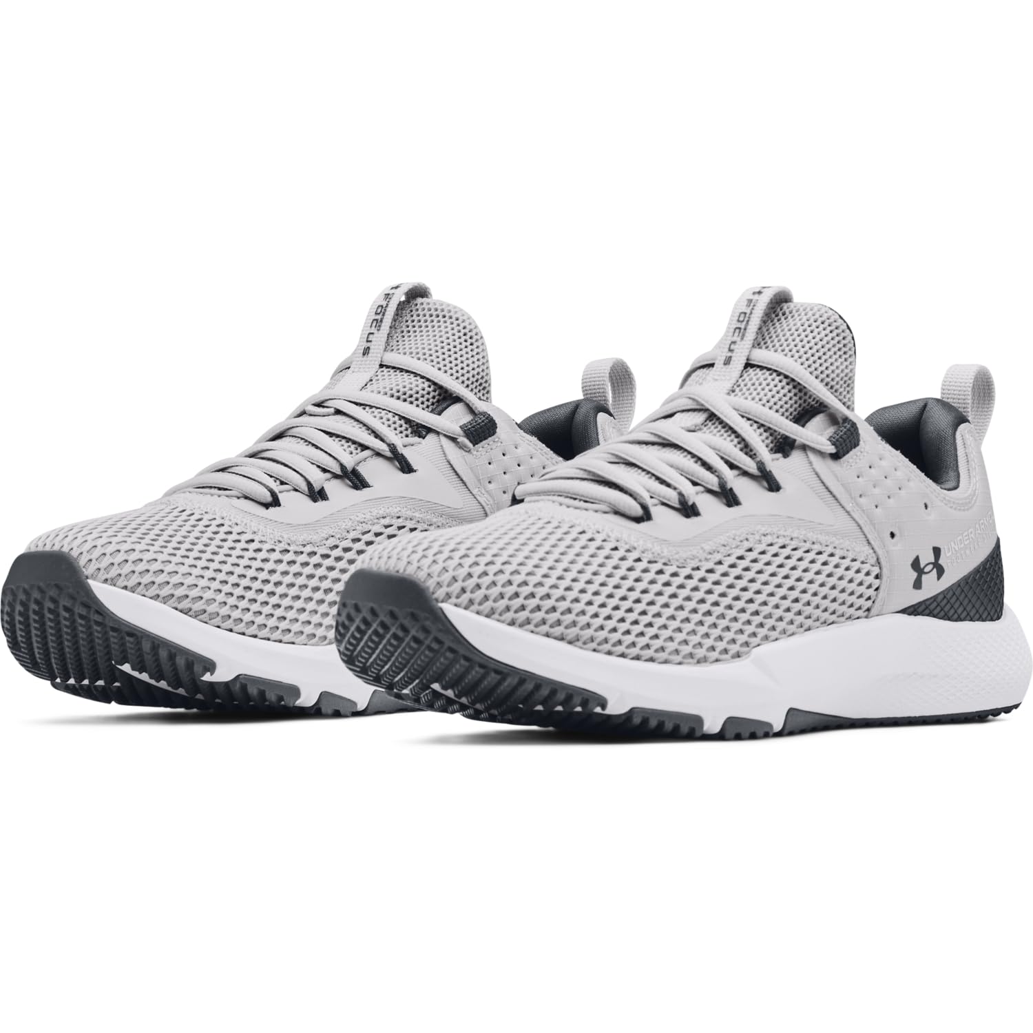 Under Armour Mens Charged Focus Cross Trainer, Halo Gray (100 Pitch Gray, 9 US