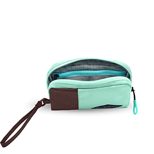Sherpani Jolie, Travel Toiletry Bag, Cosmetic Bag, Lightweight Portable Pouch, Everyday Convenient Bag (Seagreen, Medium)