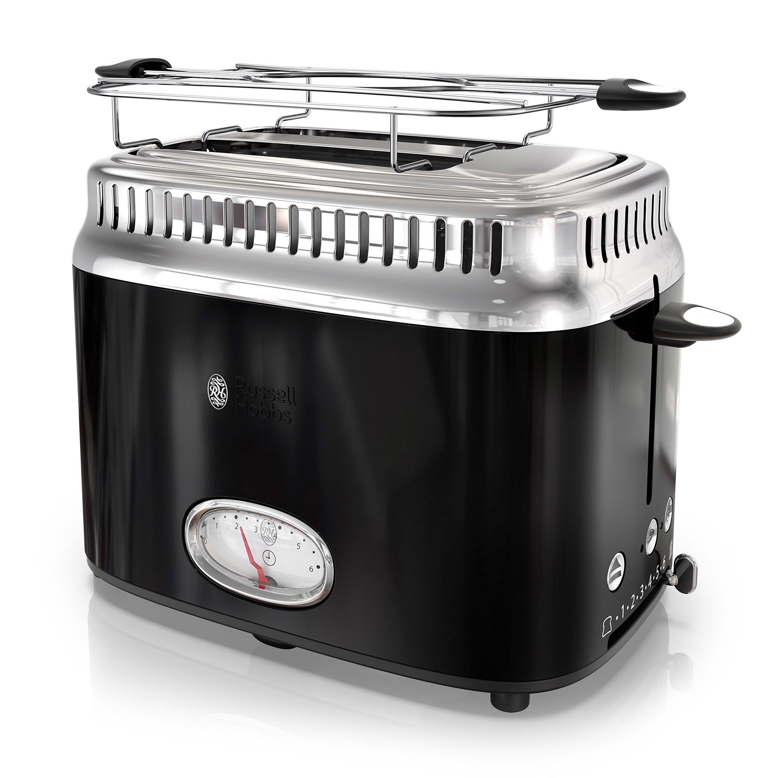 Russell Hobbs TR9150BKR 2-Slice Toaster, Black