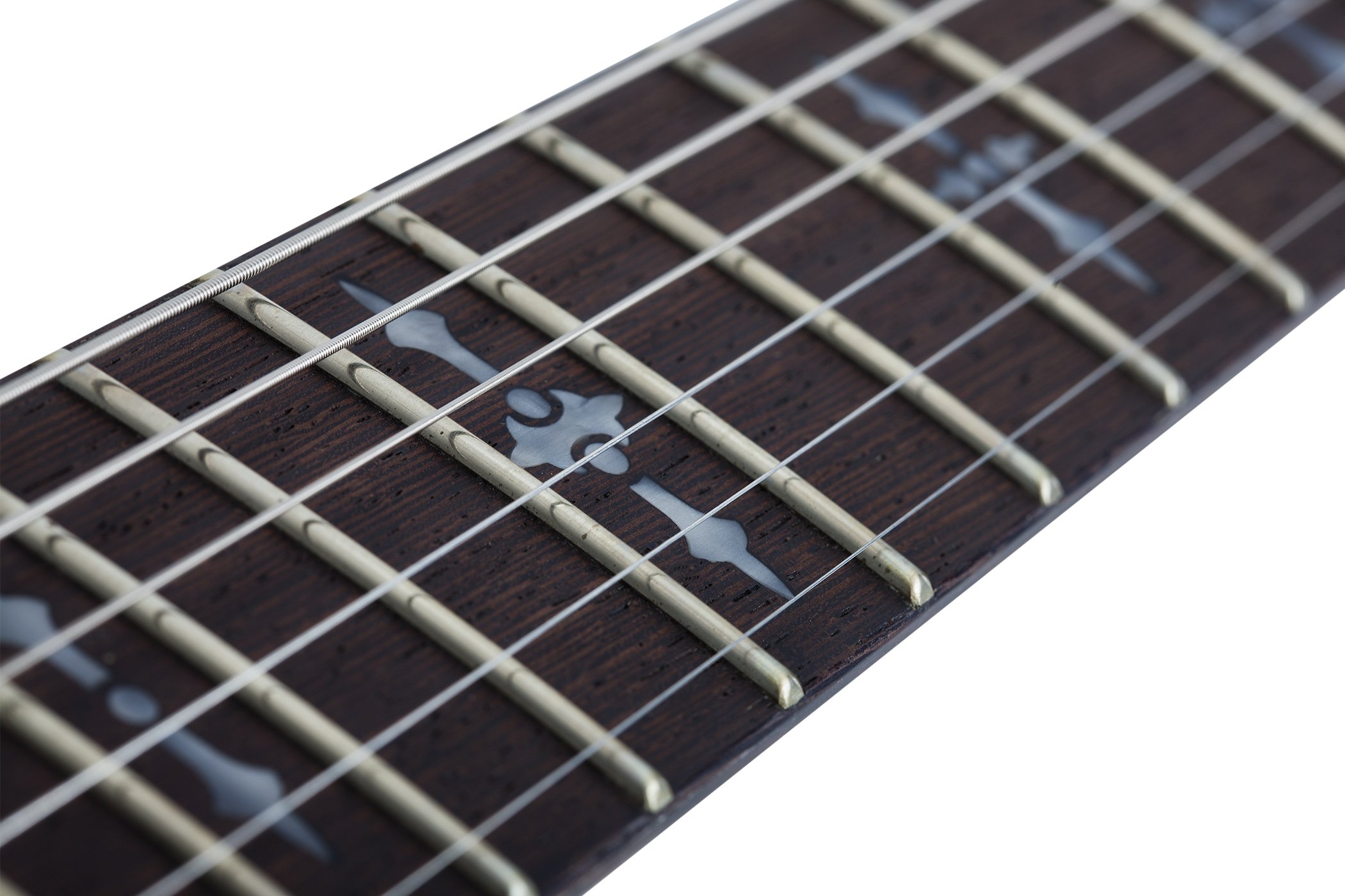 Schecter 6 String Solid-Body Electric Guitar, Aged Black Satin (3664)