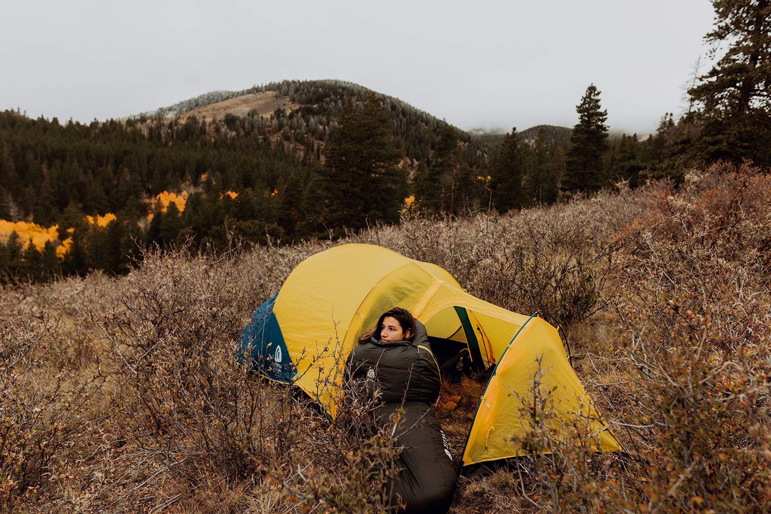 Sierra Designs Nitro 0 Degree 800 Fill DriDown Sleeping Bag - Ultralight Down Sleeping Bag for Backpacking and Camping - Women