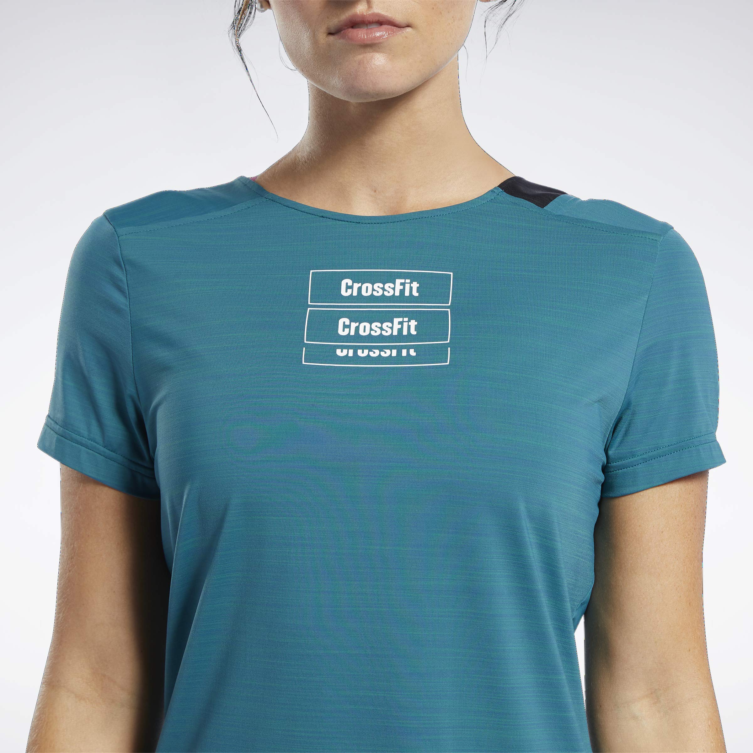 Reebok Crossfit Activchill Tee, Heritage Teal, Small